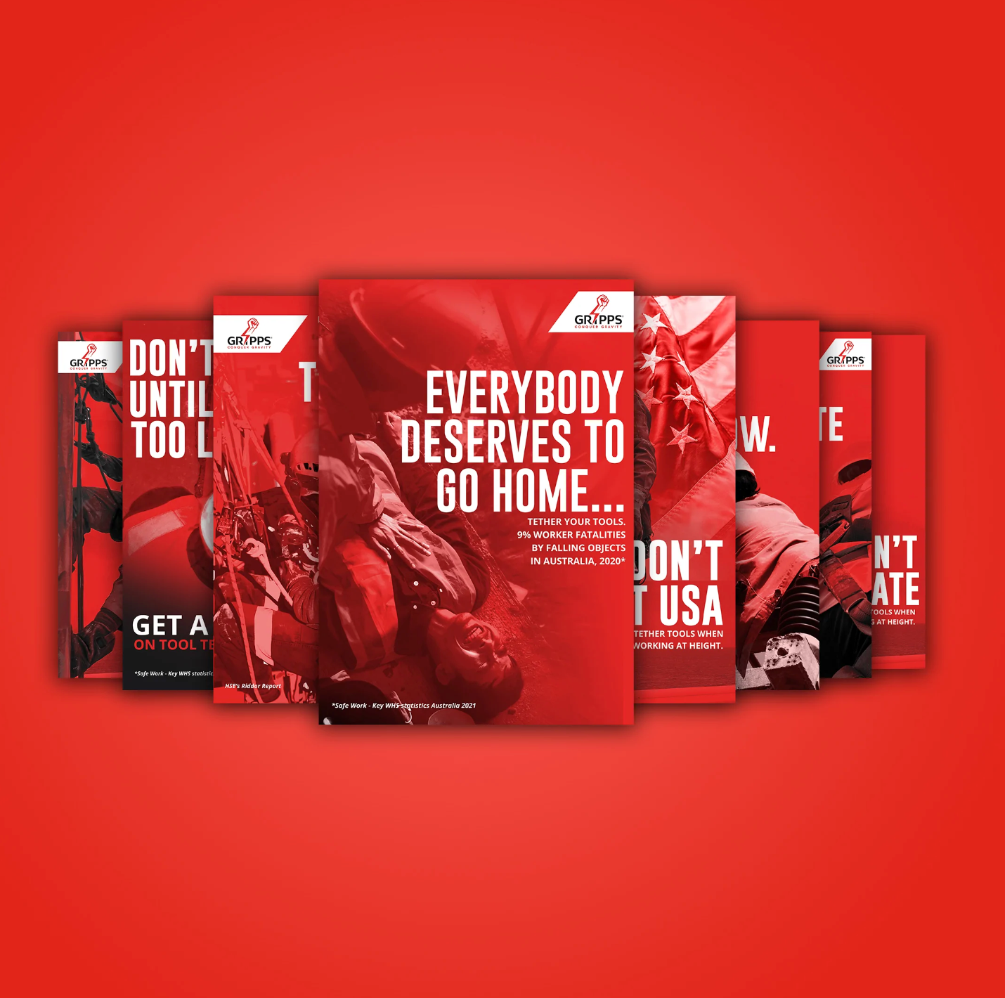 6x Poster Pack - Dropped Object Prevention – GRIPPS UK
